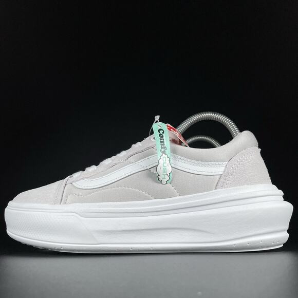 Vans | Shoes | Vans Old Skool Overt Cc Womens 75 Gray White Stacked ...